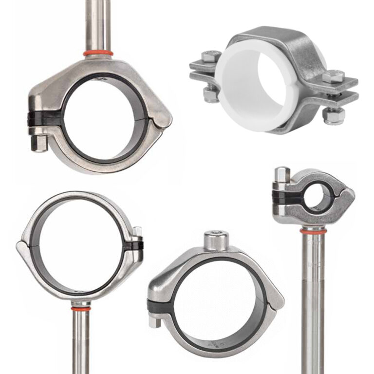 Sanitary Tube Hangers - Mount Pipe With Stainless Steel Hangers ...
