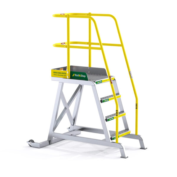 RollAStep Portable Stair Platform - Erectastep Access Platforms