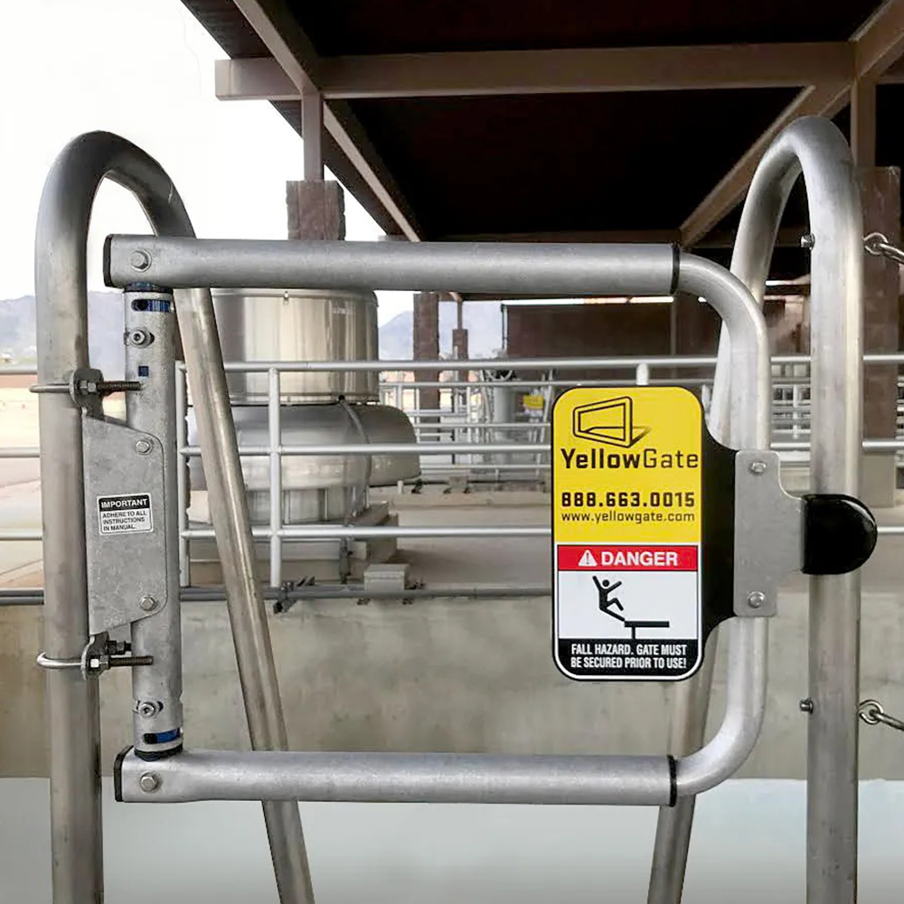 YellowGate Industrial Swing Gates & Barriers - Erectastep Products