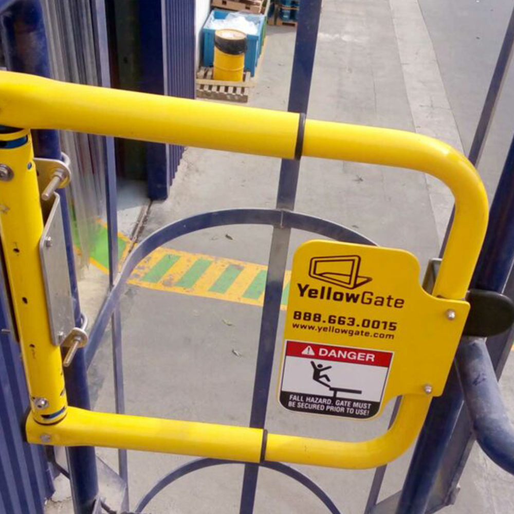 YellowGate Industrial Swing Gates & Barriers - Erectastep Products