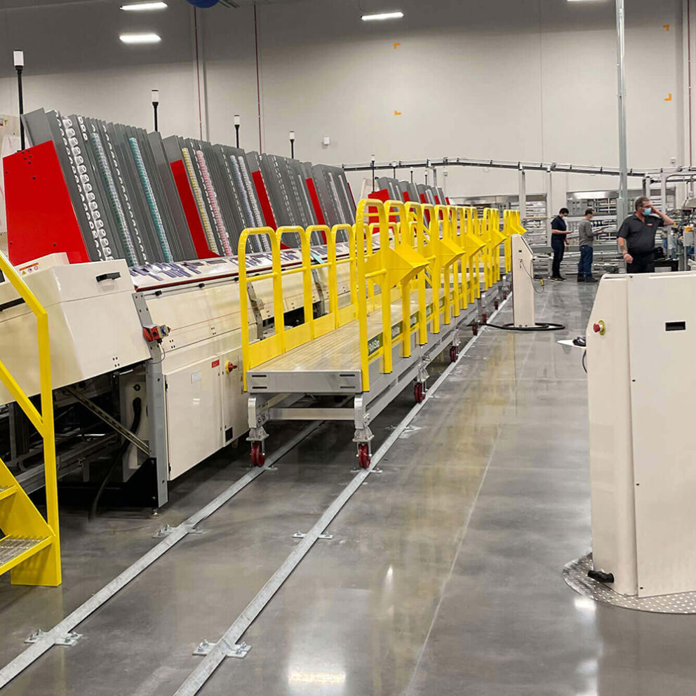 RollAStep Portable Stair Platform - Erectastep Access Platforms